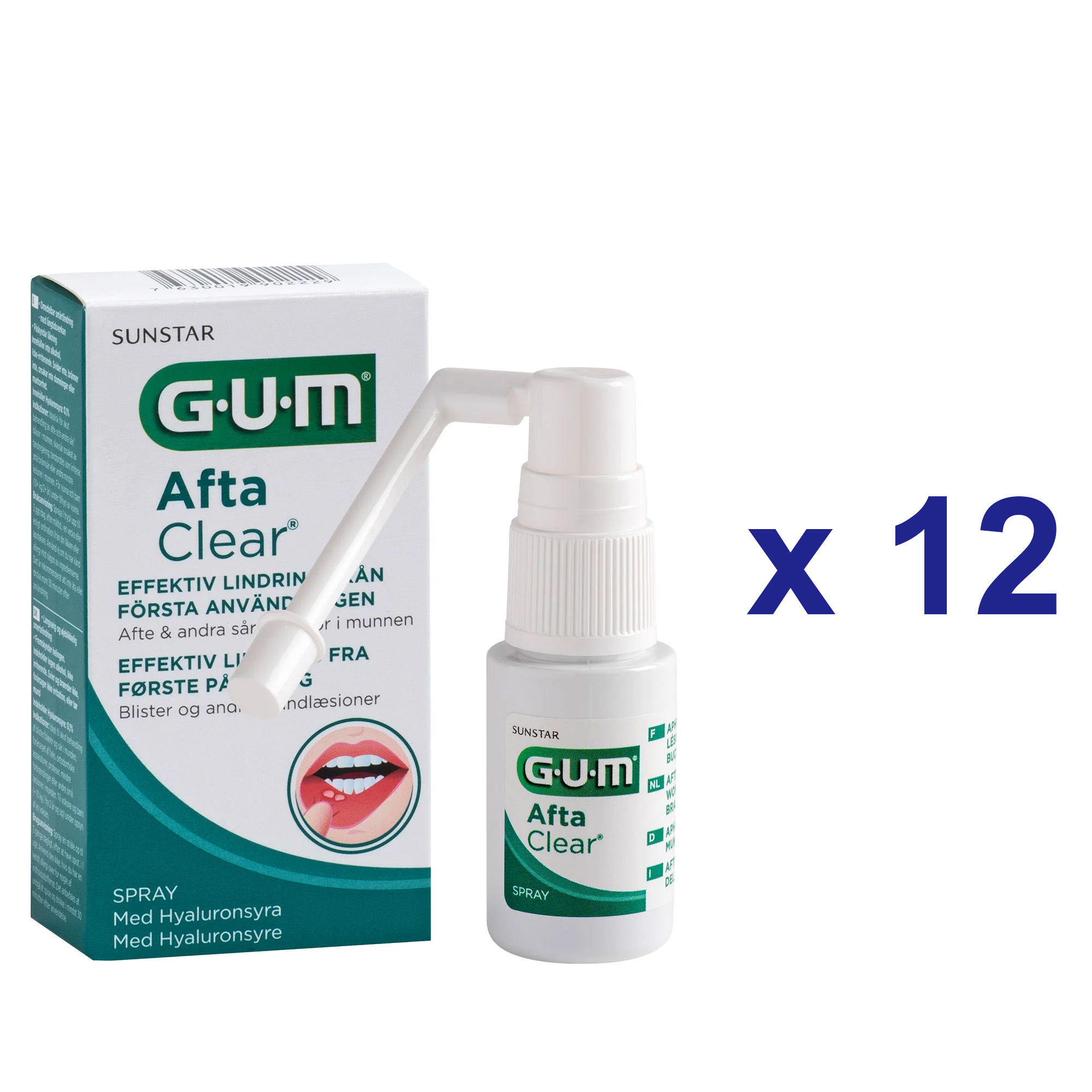 AftaClear Spray GUM 12 st - Accesia